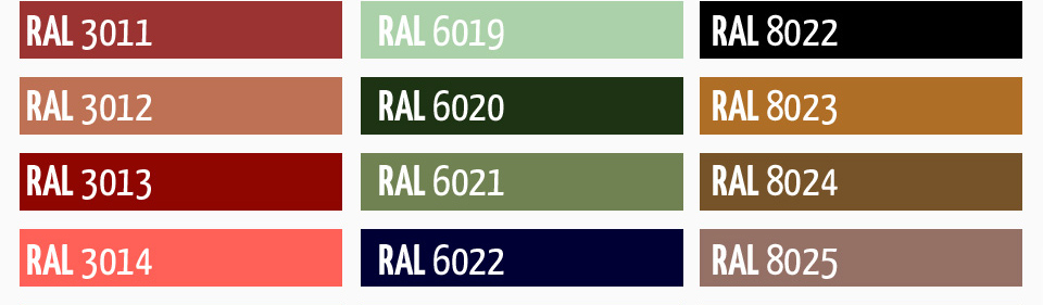 De online RAL-waaier | Cronolin Paint